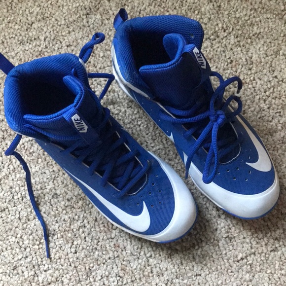 Nike | Shoes | Blue Nike Cleats | Poshmark